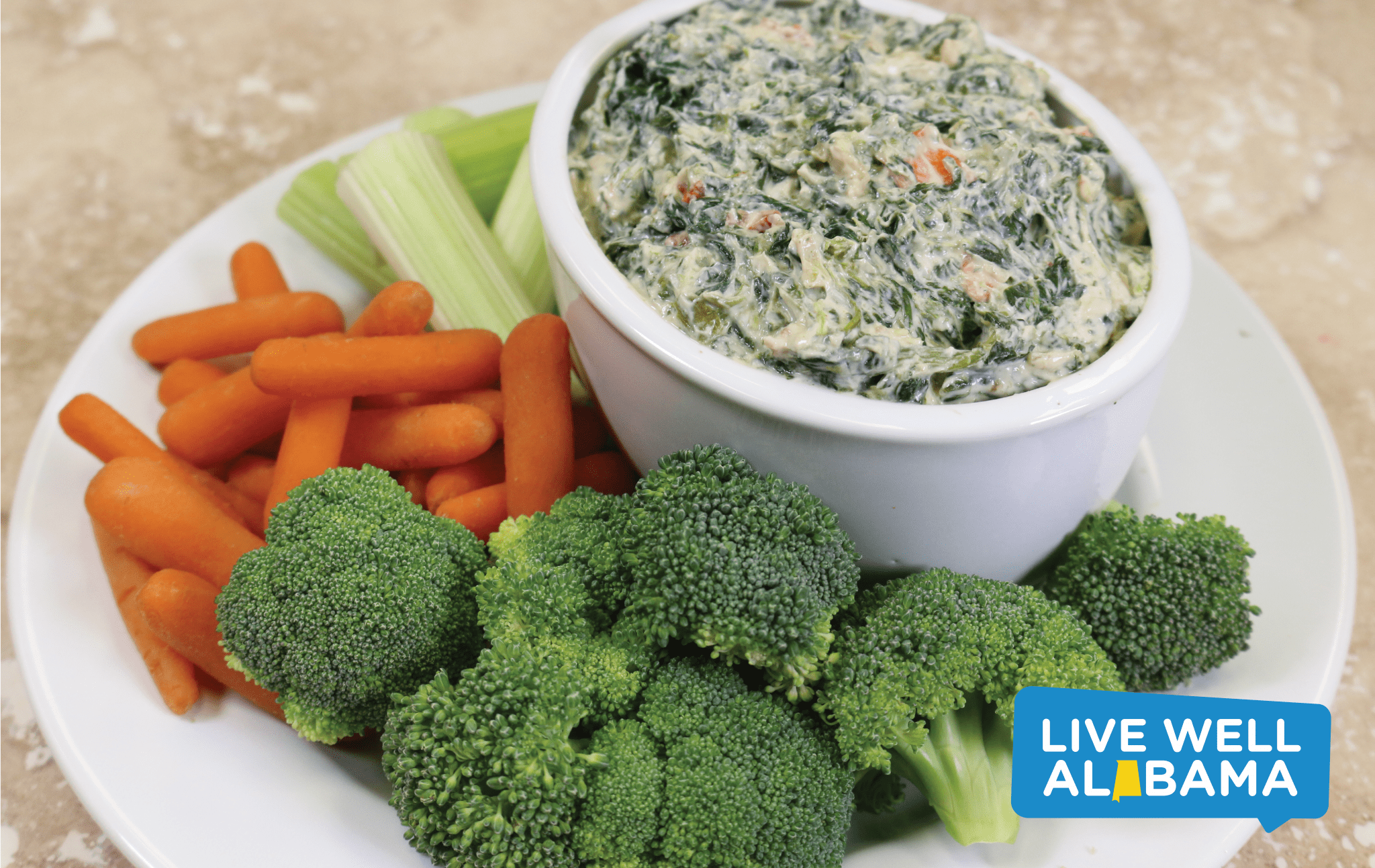 Live Well Recipe: Spinach Dip - Alabama Cooperative Extension System