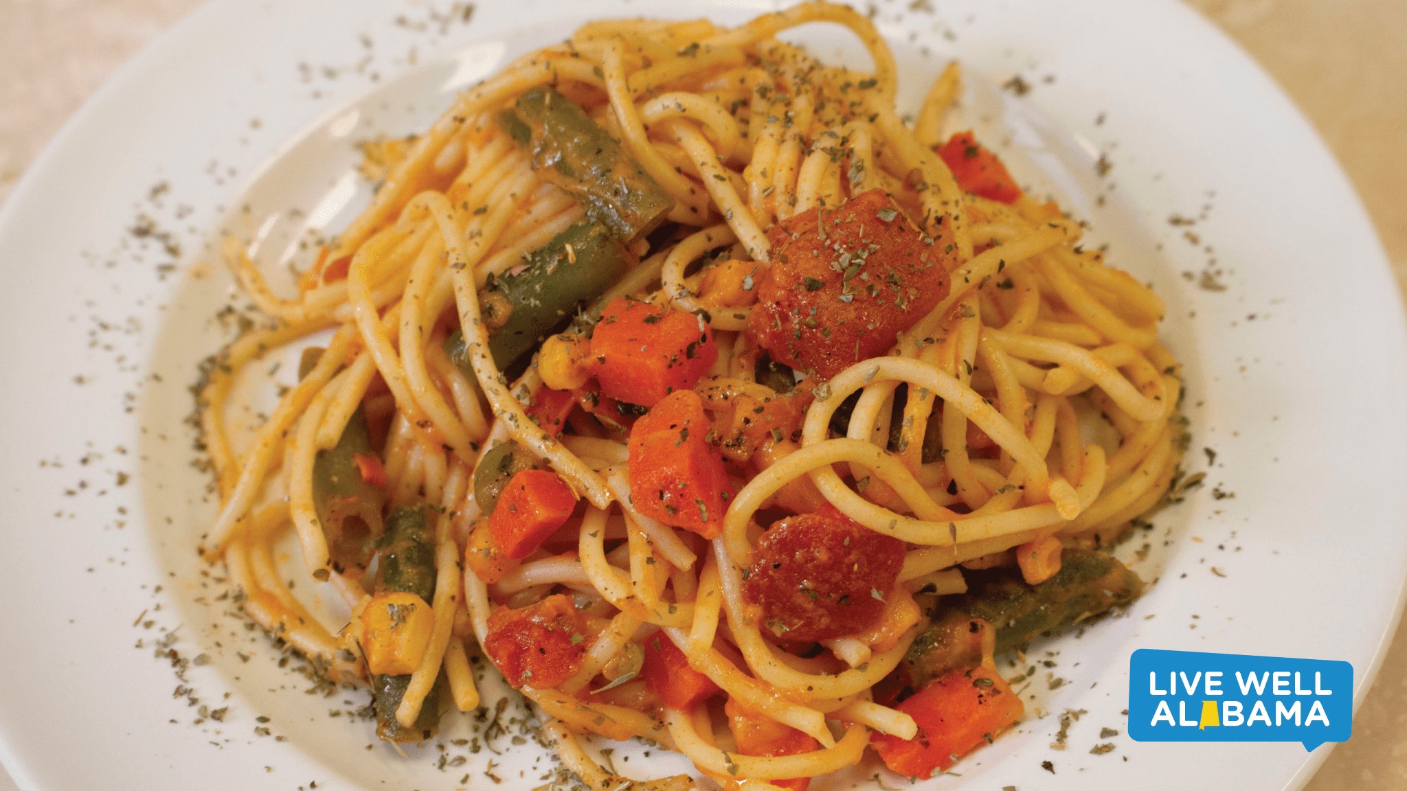 Live Well Recipe: Snap & Go Pasta - Alabama Cooperative Extension System