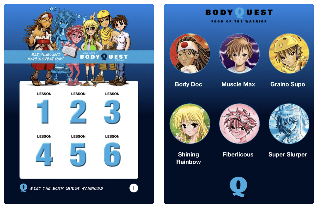 Body Quest: Food of the Warrior iPad App - Alabama Cooperative ...