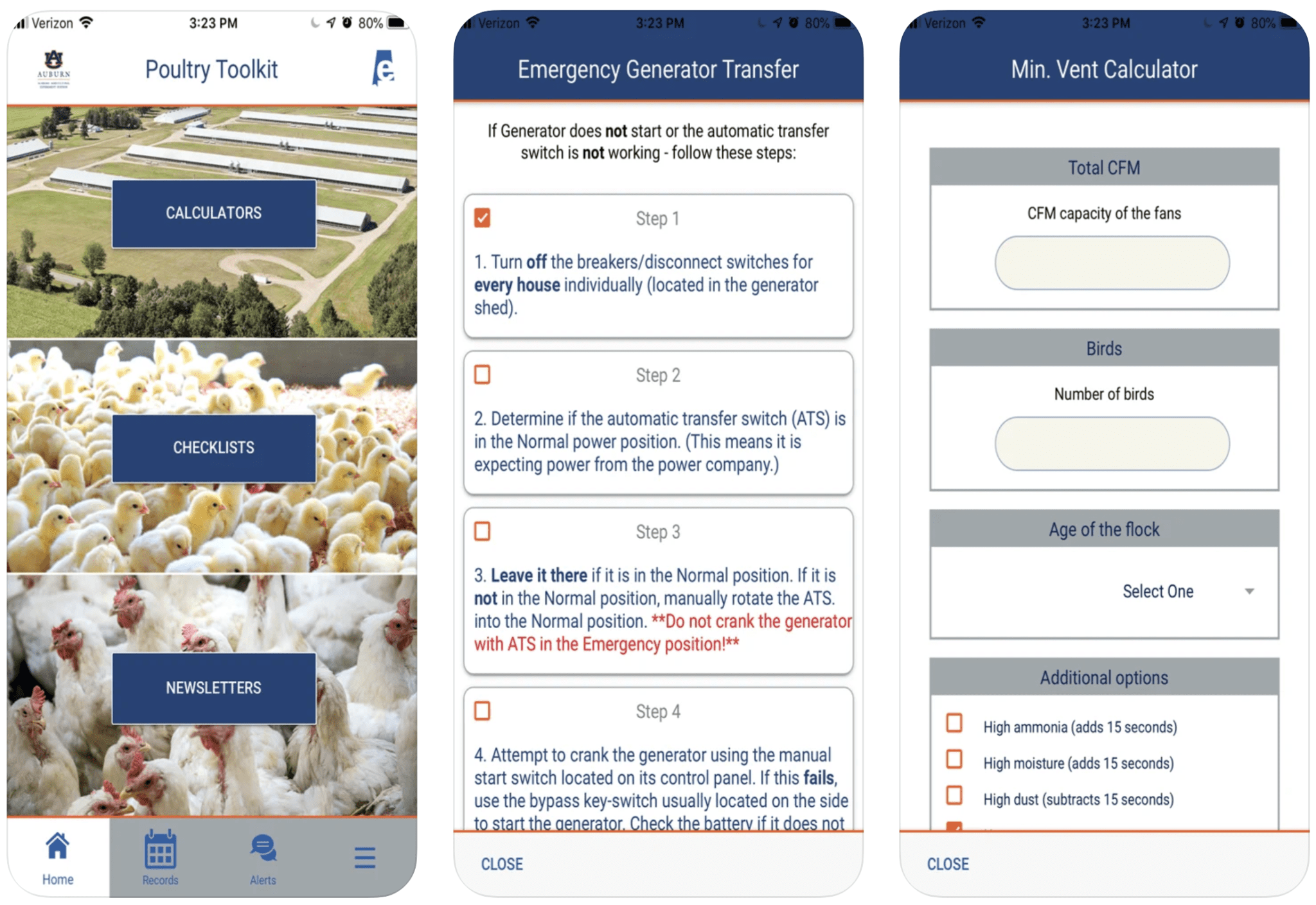 Poultry Farming Toolkit Mobile App - Alabama Cooperative Extension System